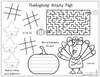 Thanksgiving Activity Pages — A Duck's Therapist