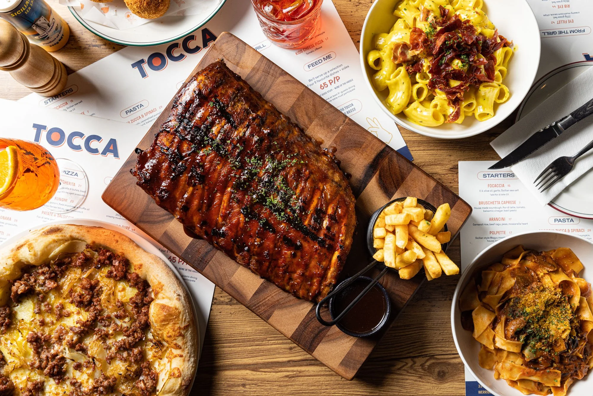 Menu | Tocca Italian Restaurant Werribee