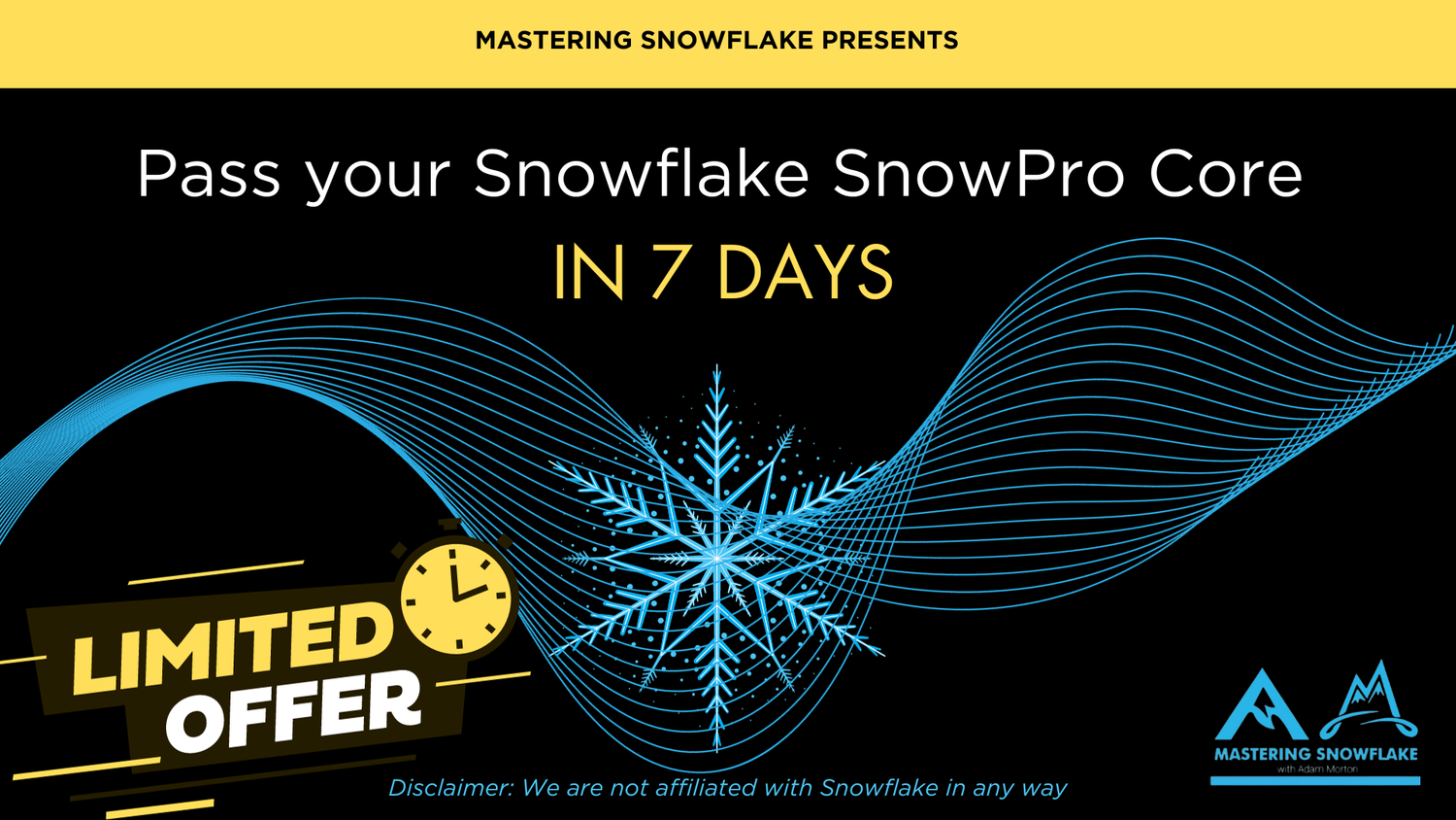 SnowPro Core Prep Course — Adam Morton | Consultant, Author, Speaker