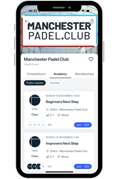 Manchester Padel Club | Padel lessons in Manchester — Manchester Padel Club