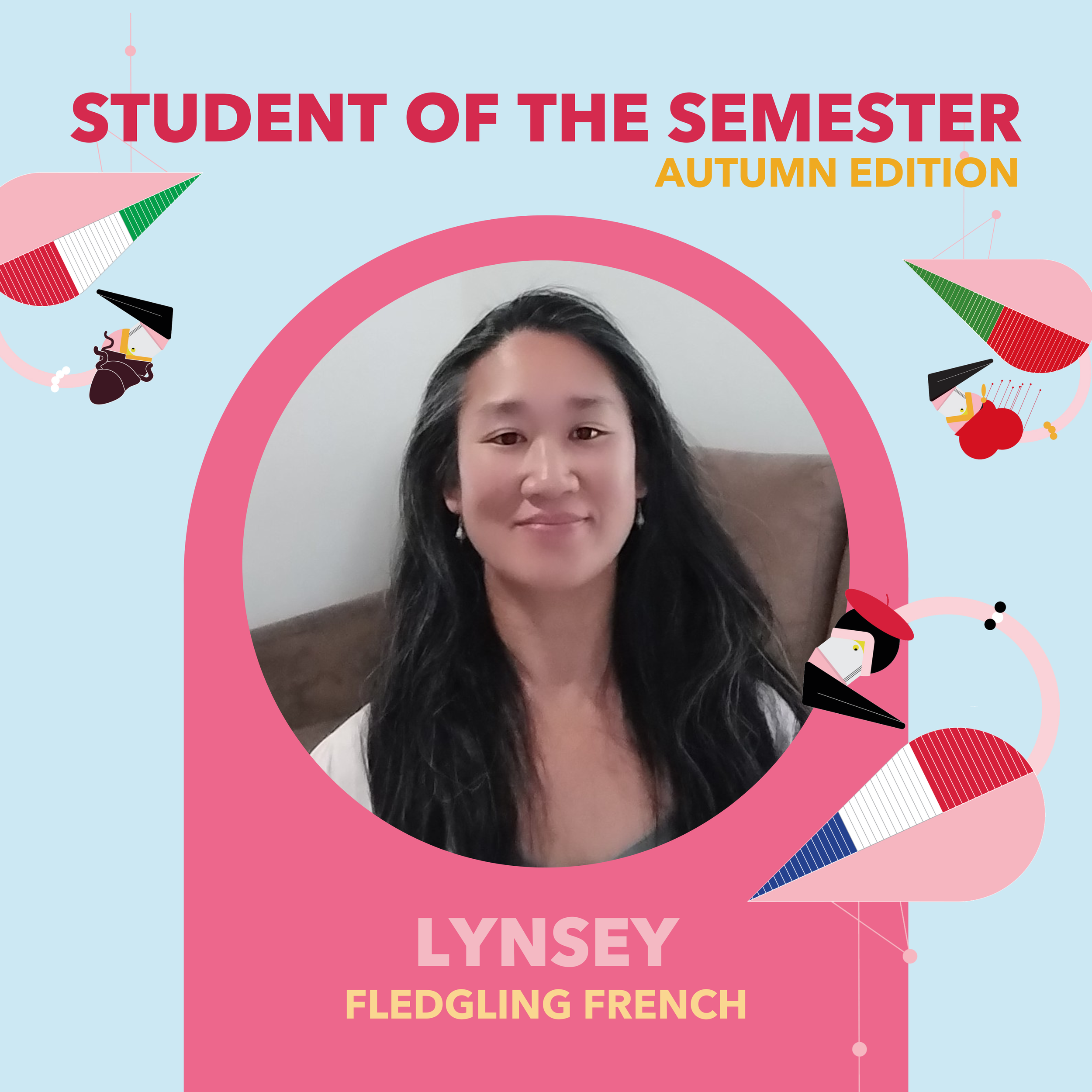 Student of the Semester: Autumn 2023 | Lingo Flamingo