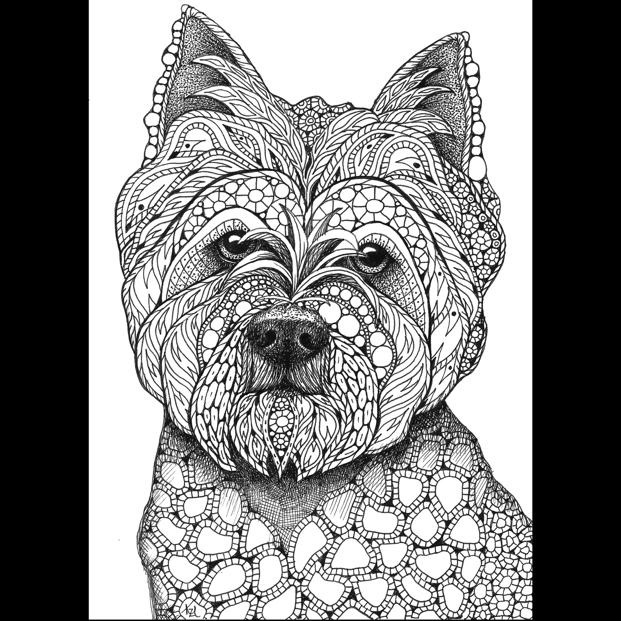 KRISTIN MOGER ART - Store- All work - Westie West Highland White ...