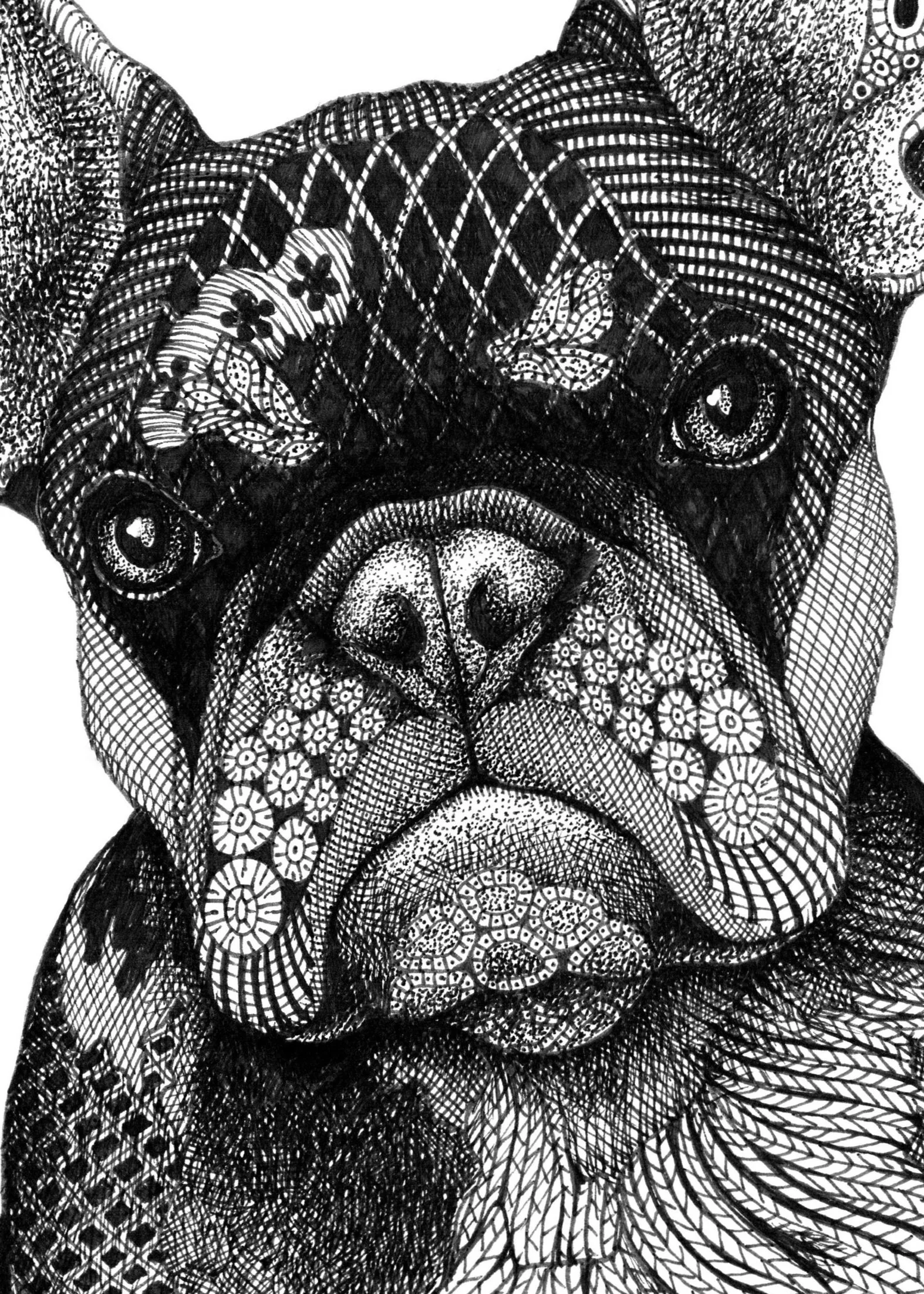 KRISTIN MOGER ART - Store- All work - Highly detailed Standard poodle ...