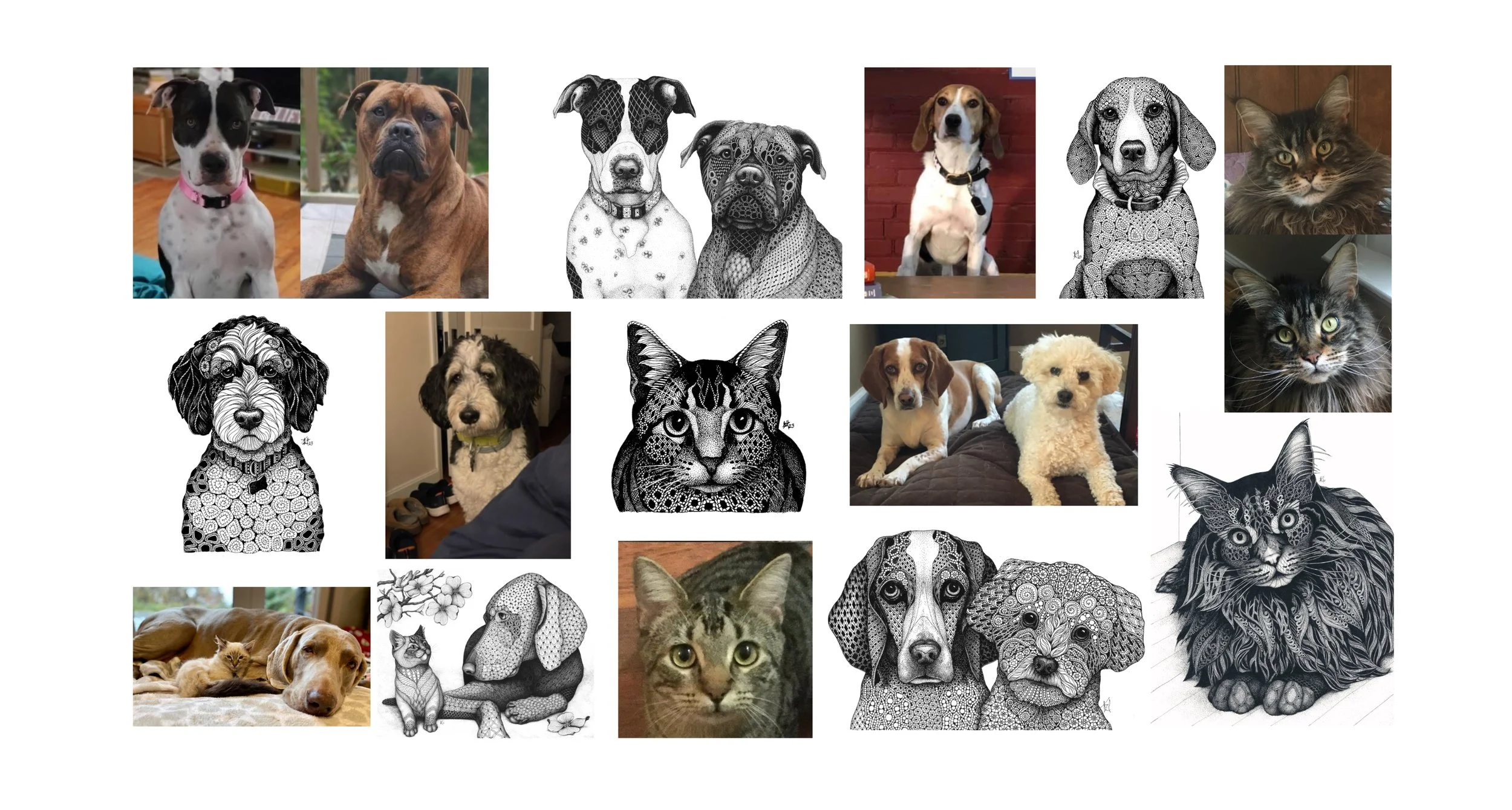 KRISTIN MOGER ART - Custom Commissions- Pets and More