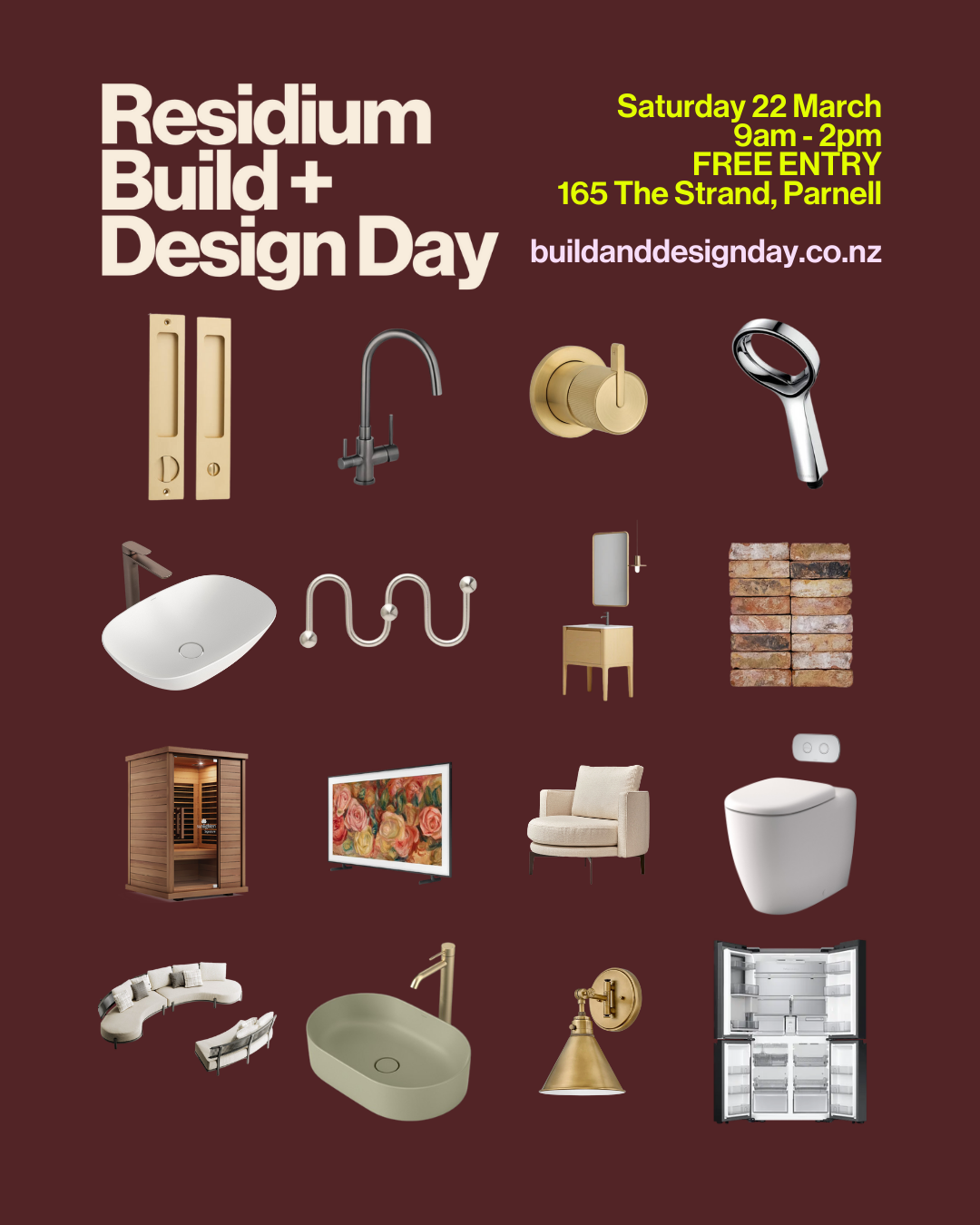 Exhibitors Build + Design Day Info — Residium