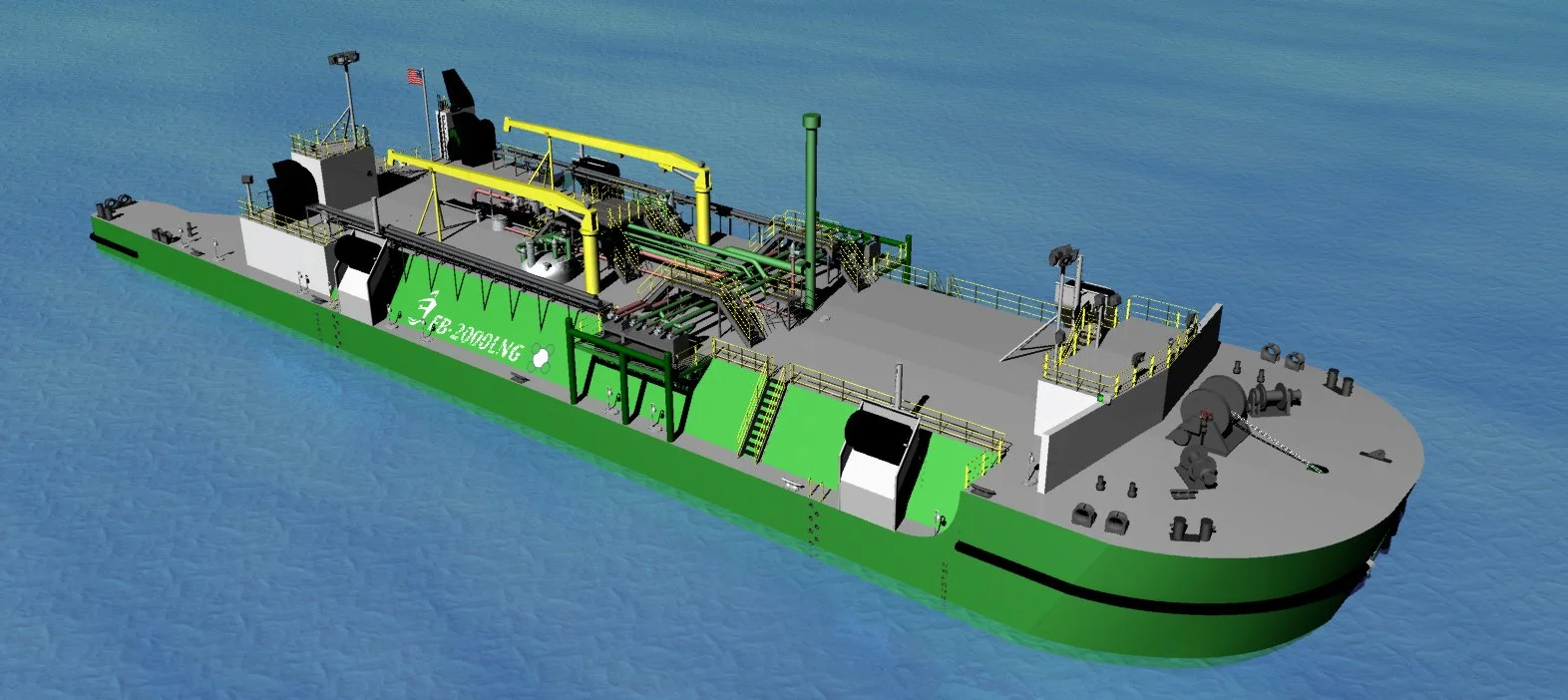 LNG Barge Design & Marine Engineering | Clean Fuel Marine Solutions ...
