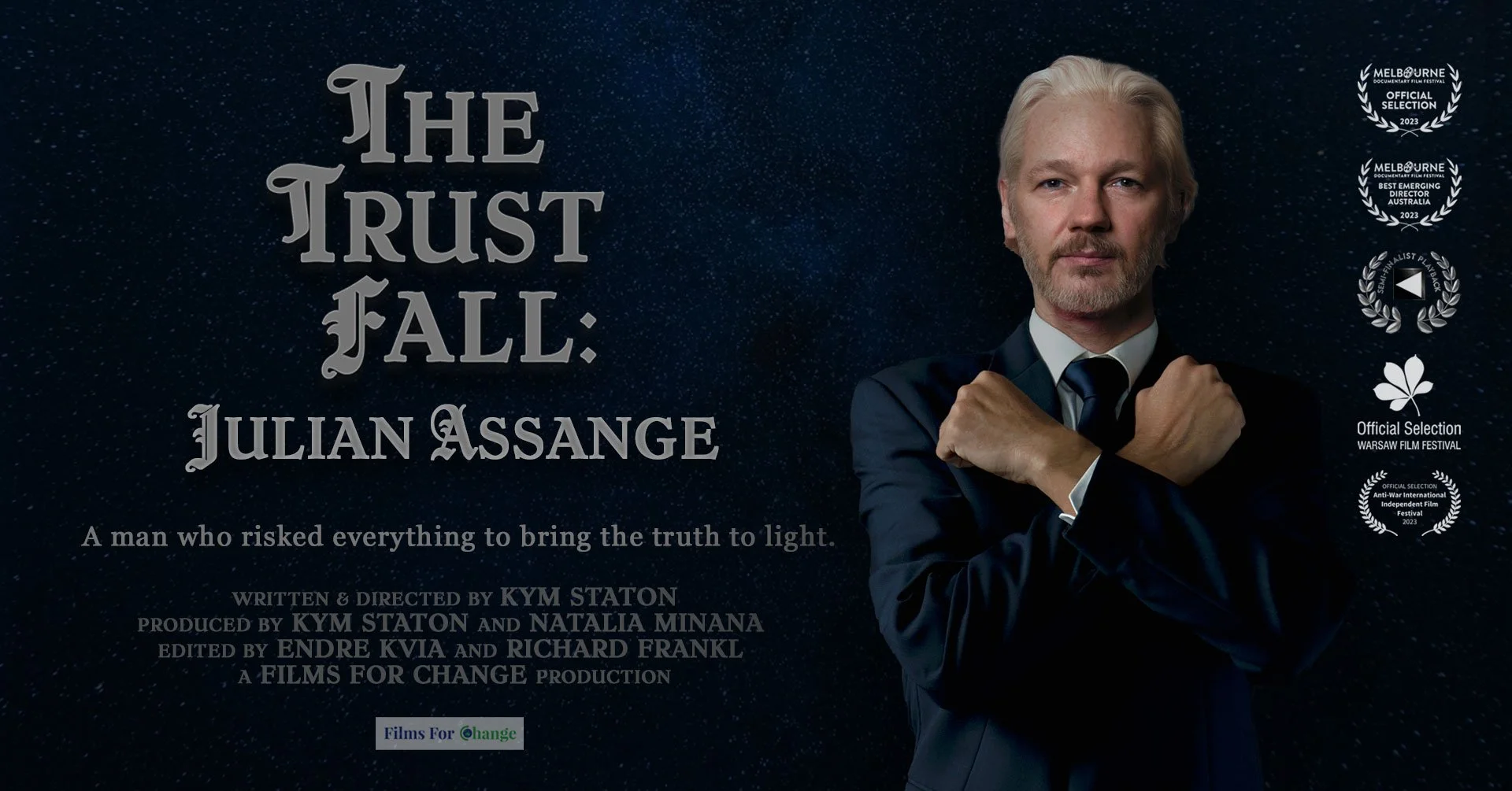THE TRUST FALL: JULIAN ASSANGE - OFFICIAL SITE