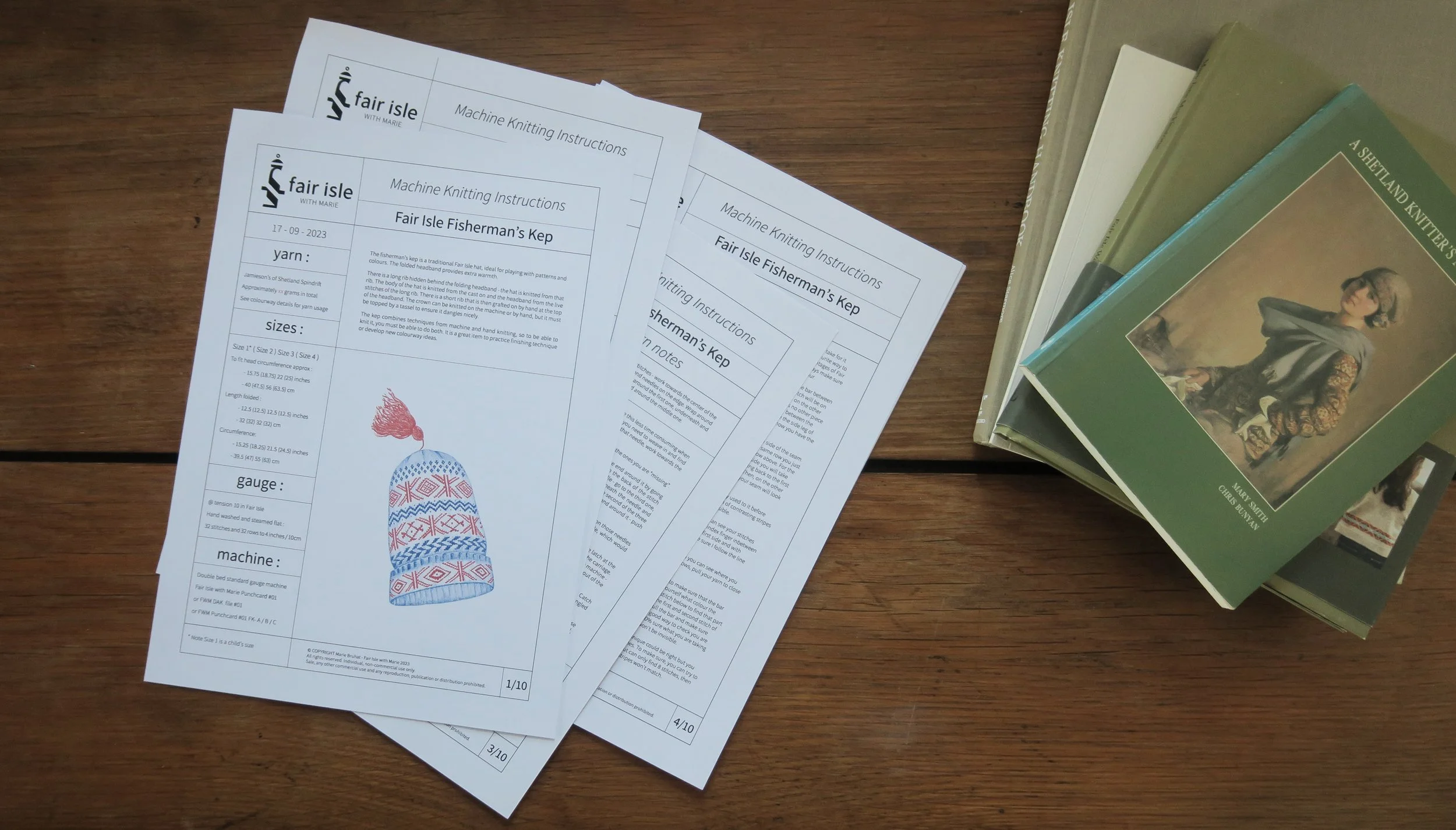 Fair Isle Knitting Patterns PDF Downloads — Fair Isle with Marie