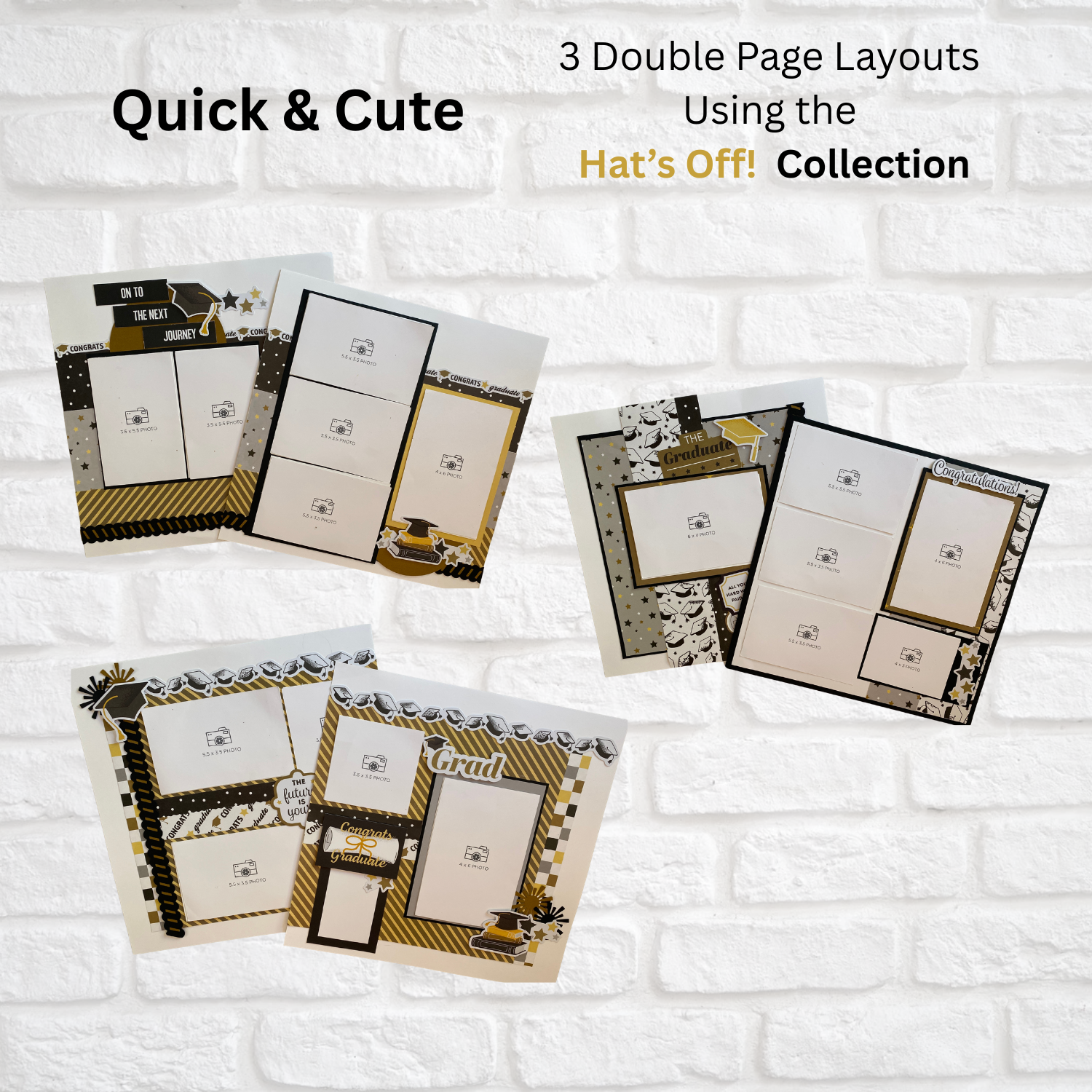 Hat’s Off! Quick & Cute Plus Cutting Guide (3-double page layouts ...