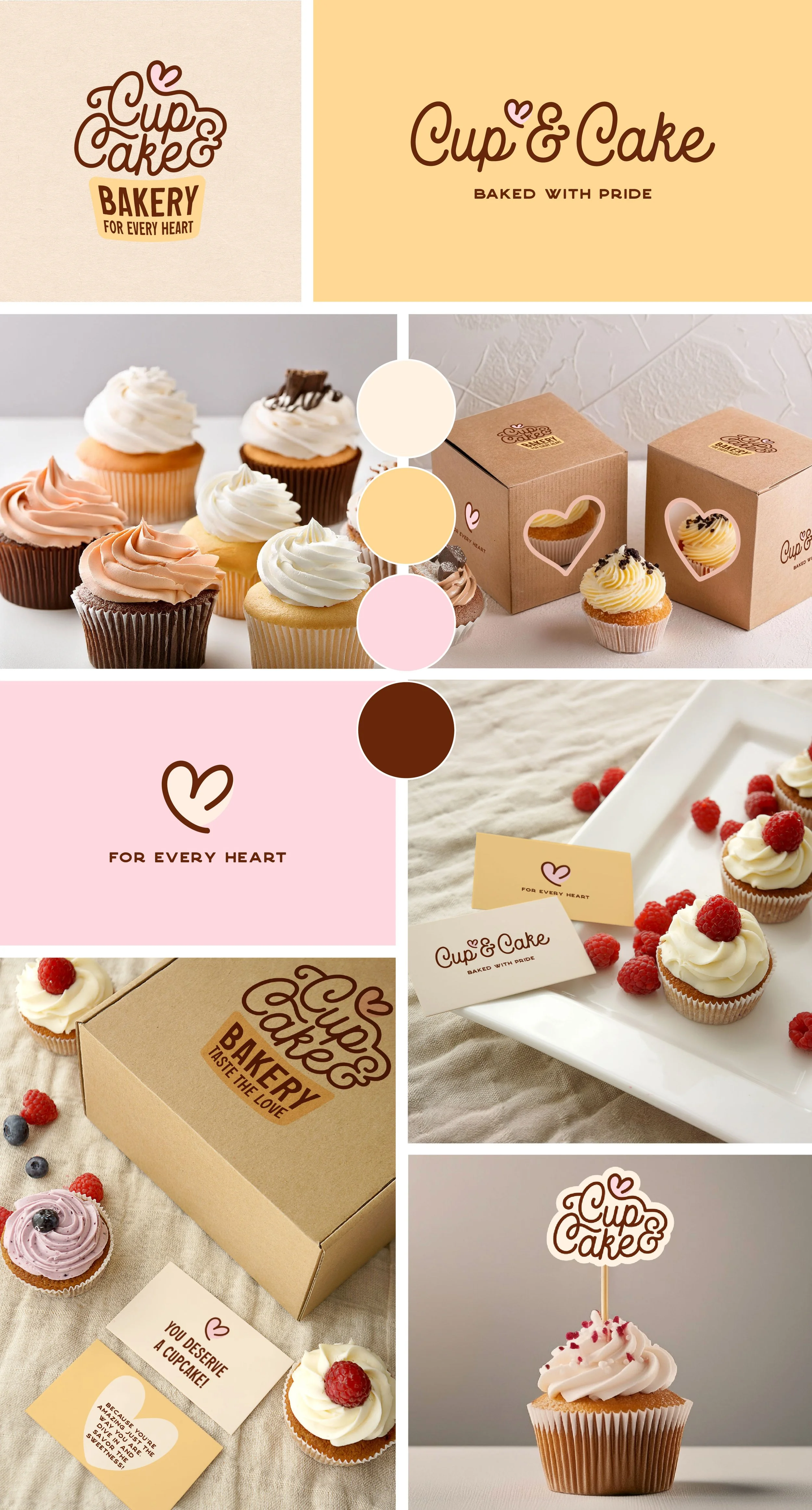 Cup & Cake Bakery Branding — Passionista STUDIO