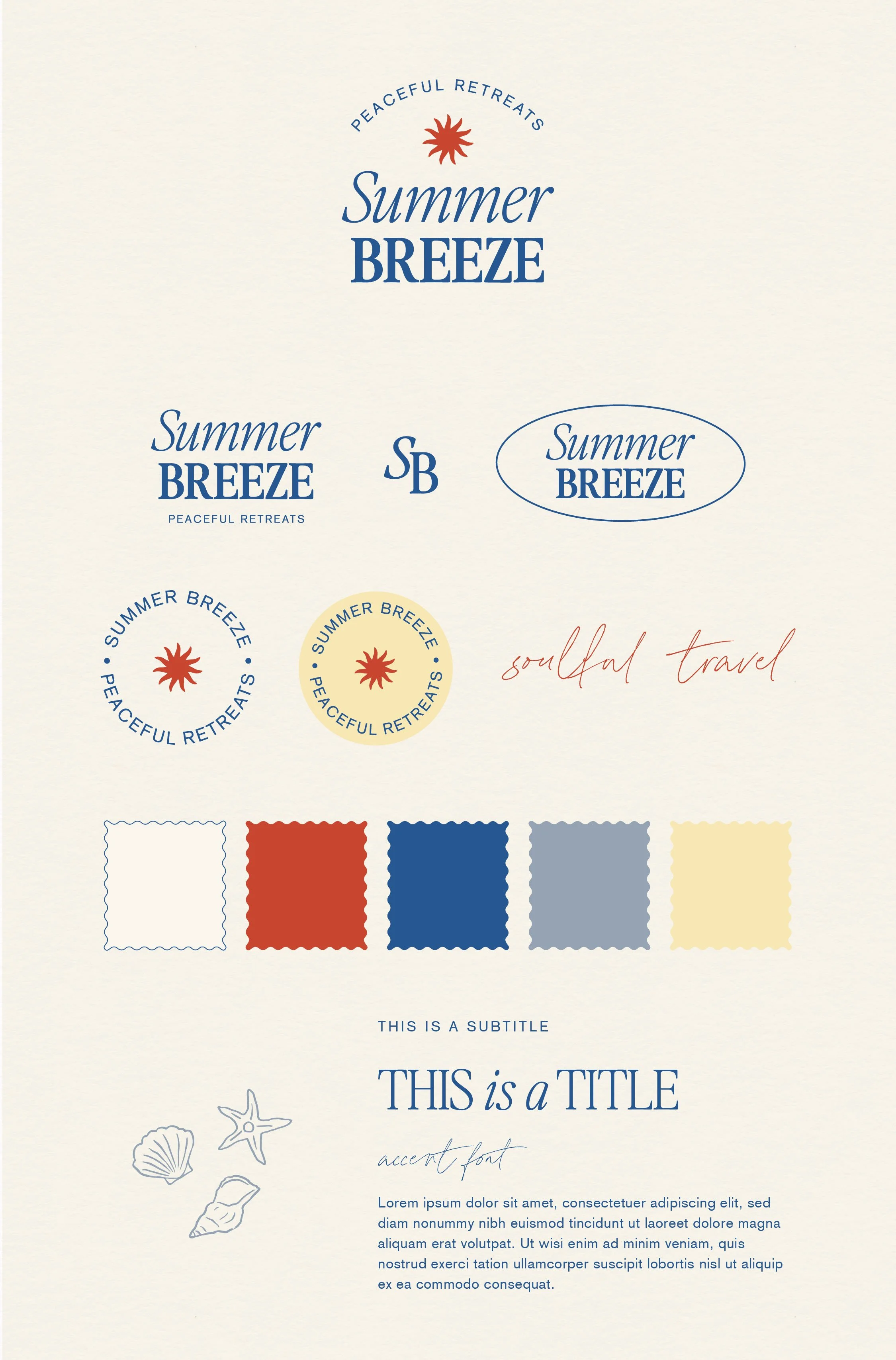 Summer Breeze Brand Kit — Passionista STUDIO