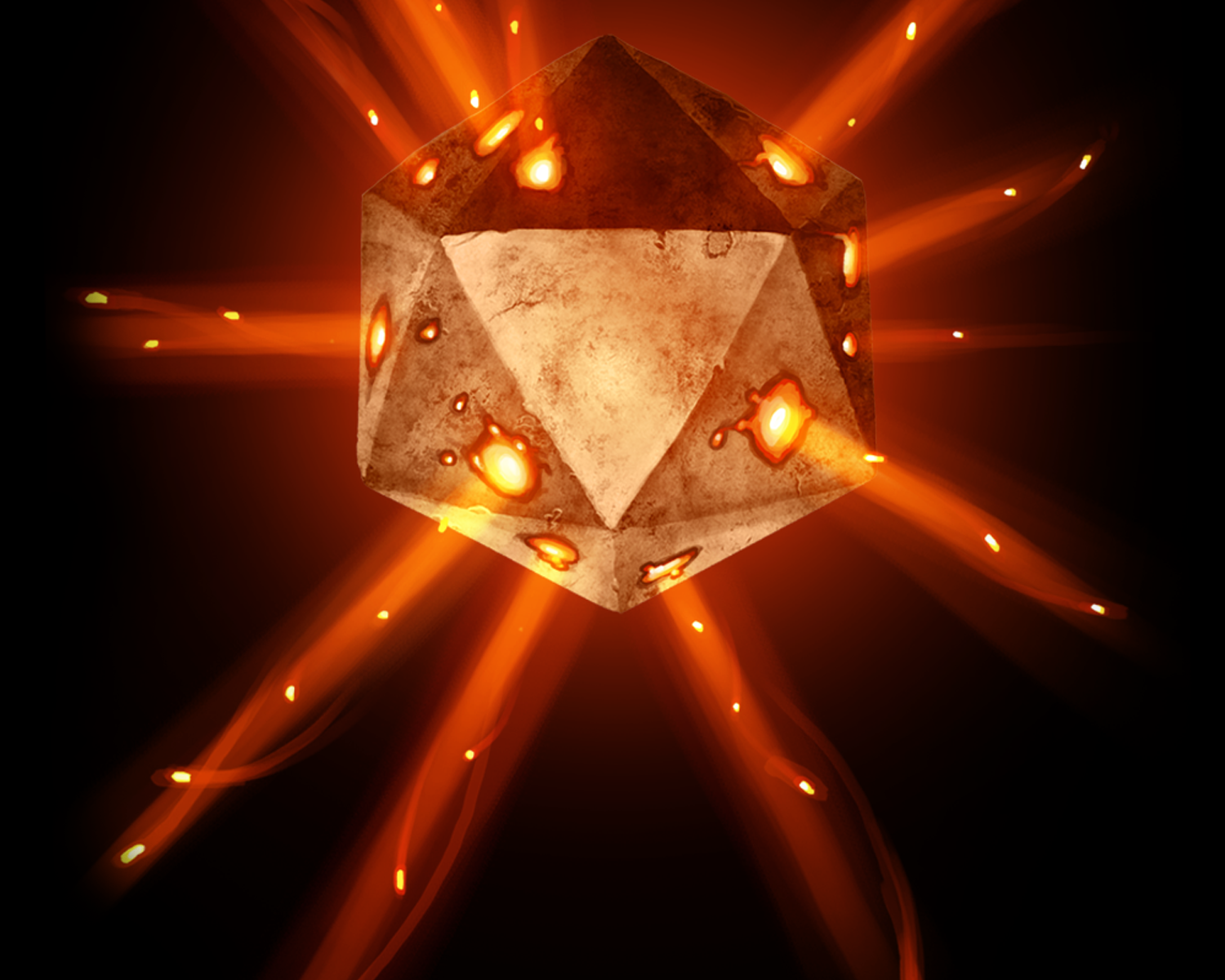 Draw20 D20 Dice Cards