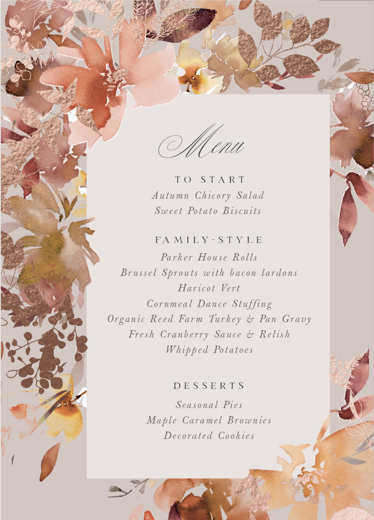 Menu Planning — BLUE DOOR GATHERINGS