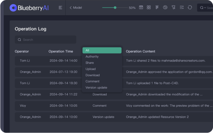 Digital Asset Management System for Industrial Design — Blueberry