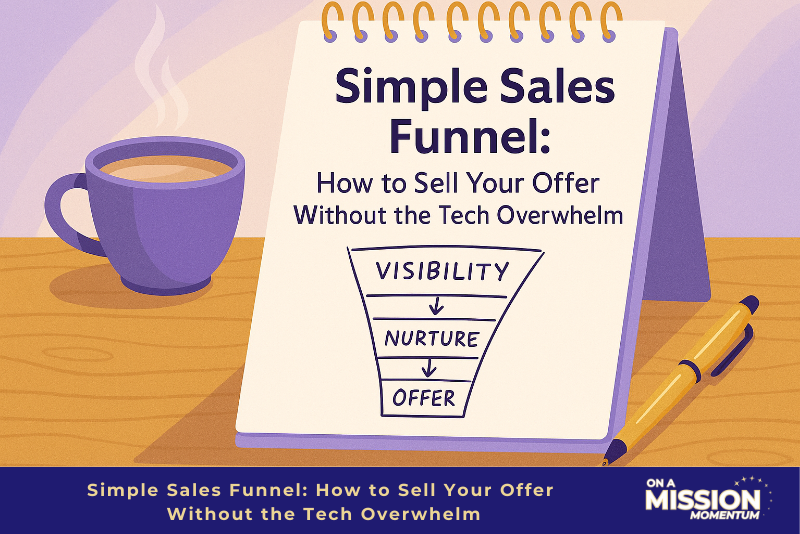 Simple Sales Funnel: How to Sell Your Offer Without the Tech Overwhelm ...