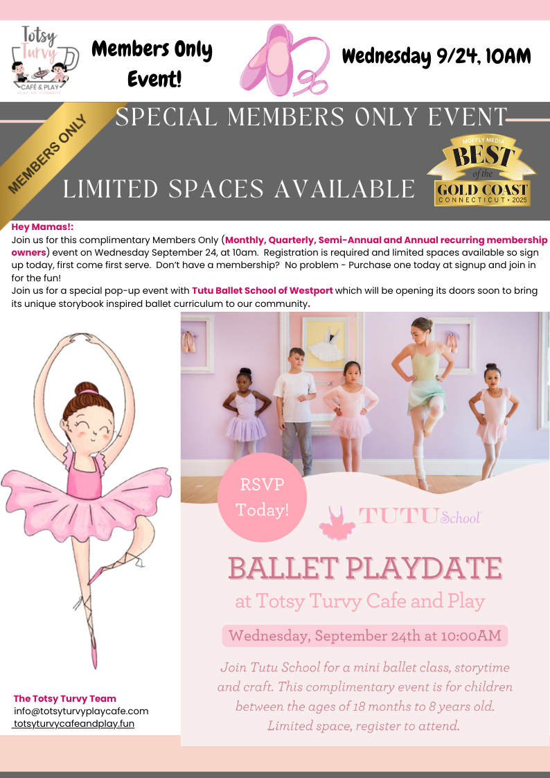 Events — Totsy Turvy Cafe and Play