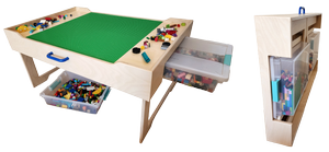 Build a DIY Folding LEGO Table with Storage | Step-by-Step Guide and ...