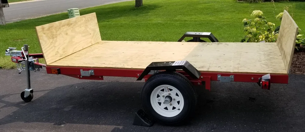 Harbor Freight Folding Trailer Box with Removable Sides — Third Stall ...