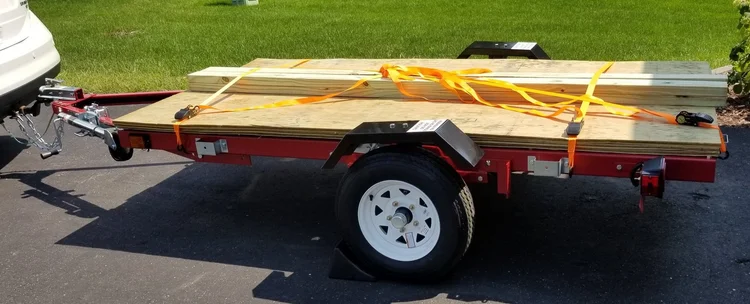 Harbor Freight Folding Trailer Box with Removable Sides — Third Stall ...