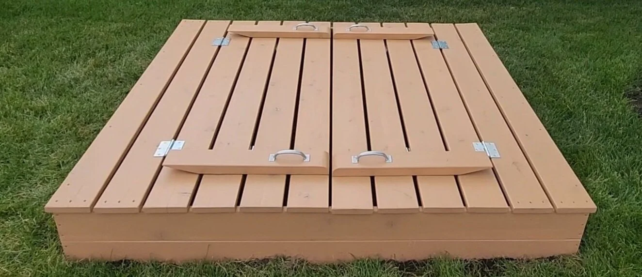 Covered Sandbox with Convertible Bench Seats — Third Stall Woodworking