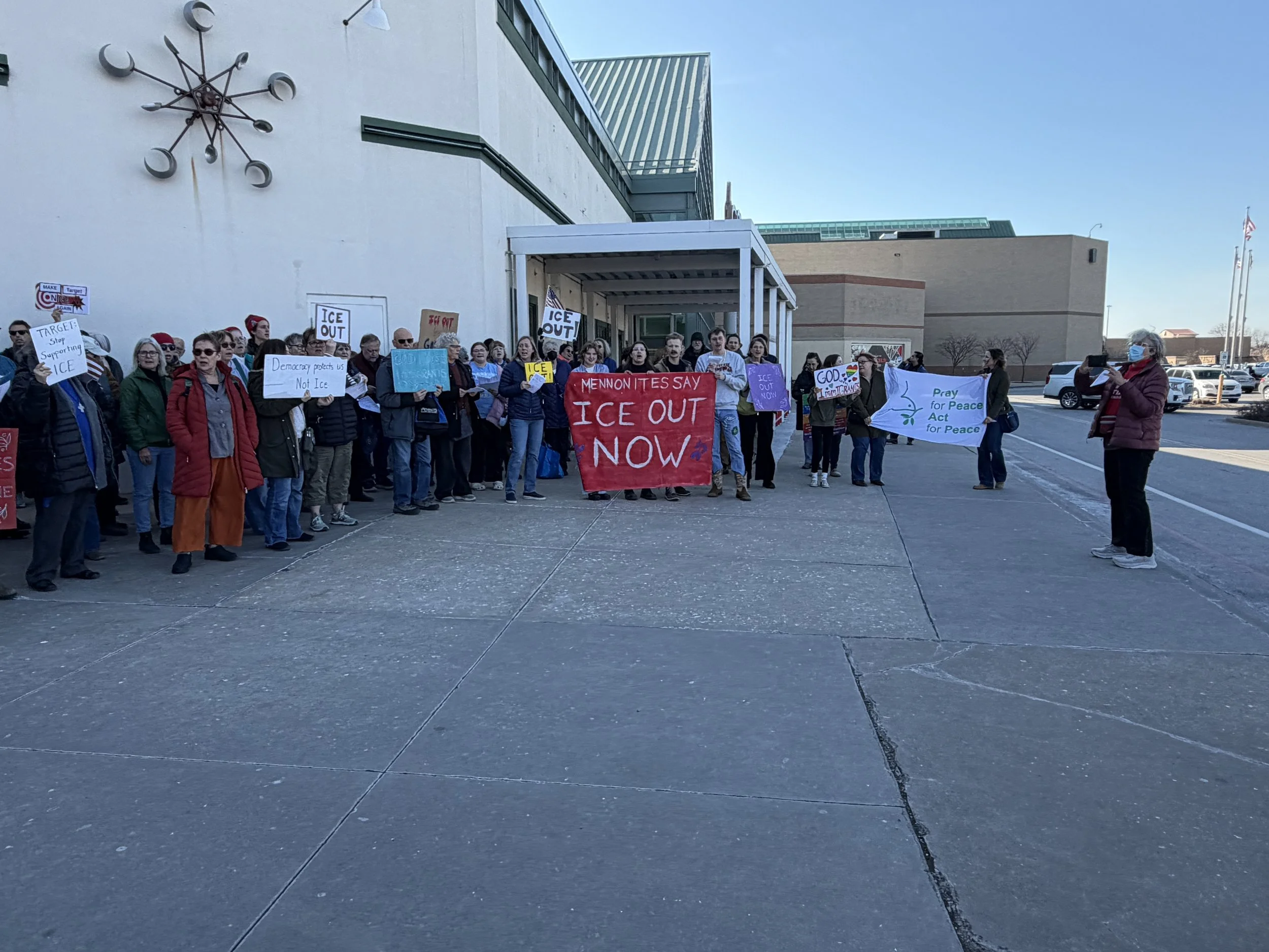 Sing Down the Doors at Target — Mennonite Action