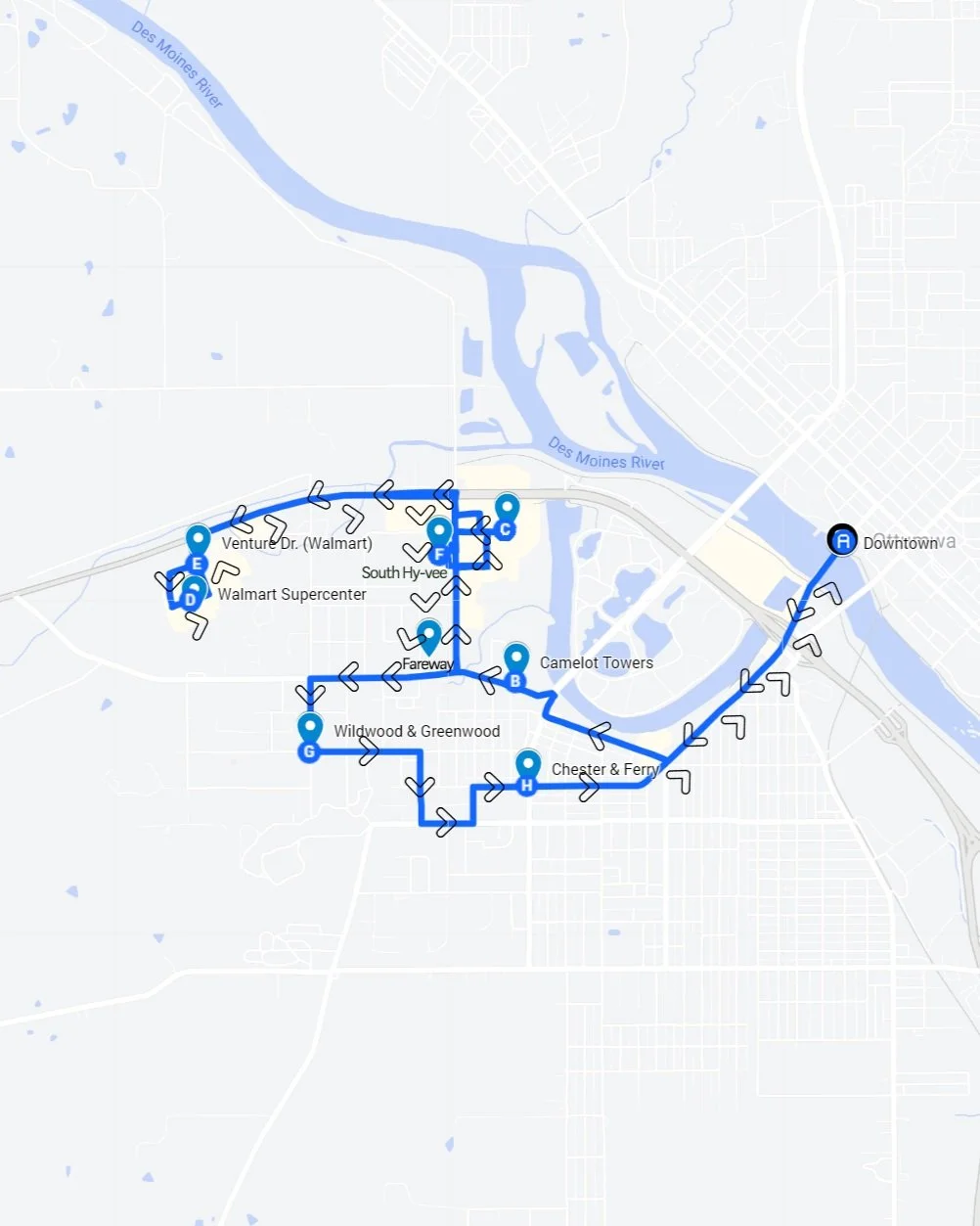 Bus Routes — 10-15 Transit