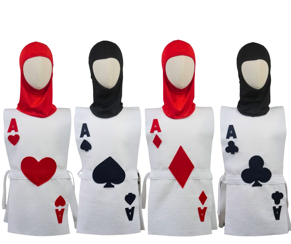 Deluxe Hearts Playing Card Soldier Costume Set (Choose your Card ...