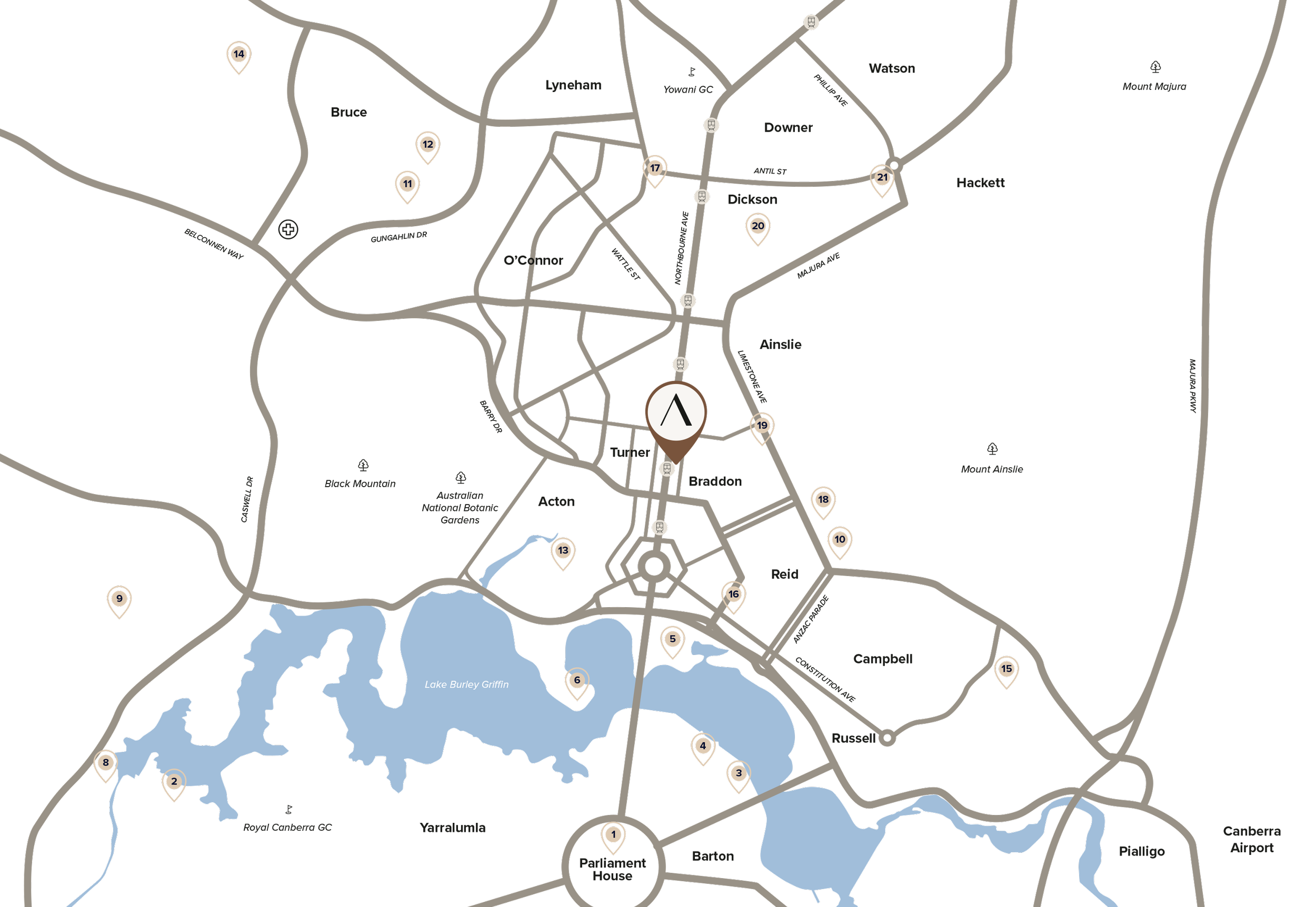 Ahlei 90 Northbourne Avenue Braddon | From the Heart | Liebke + Co