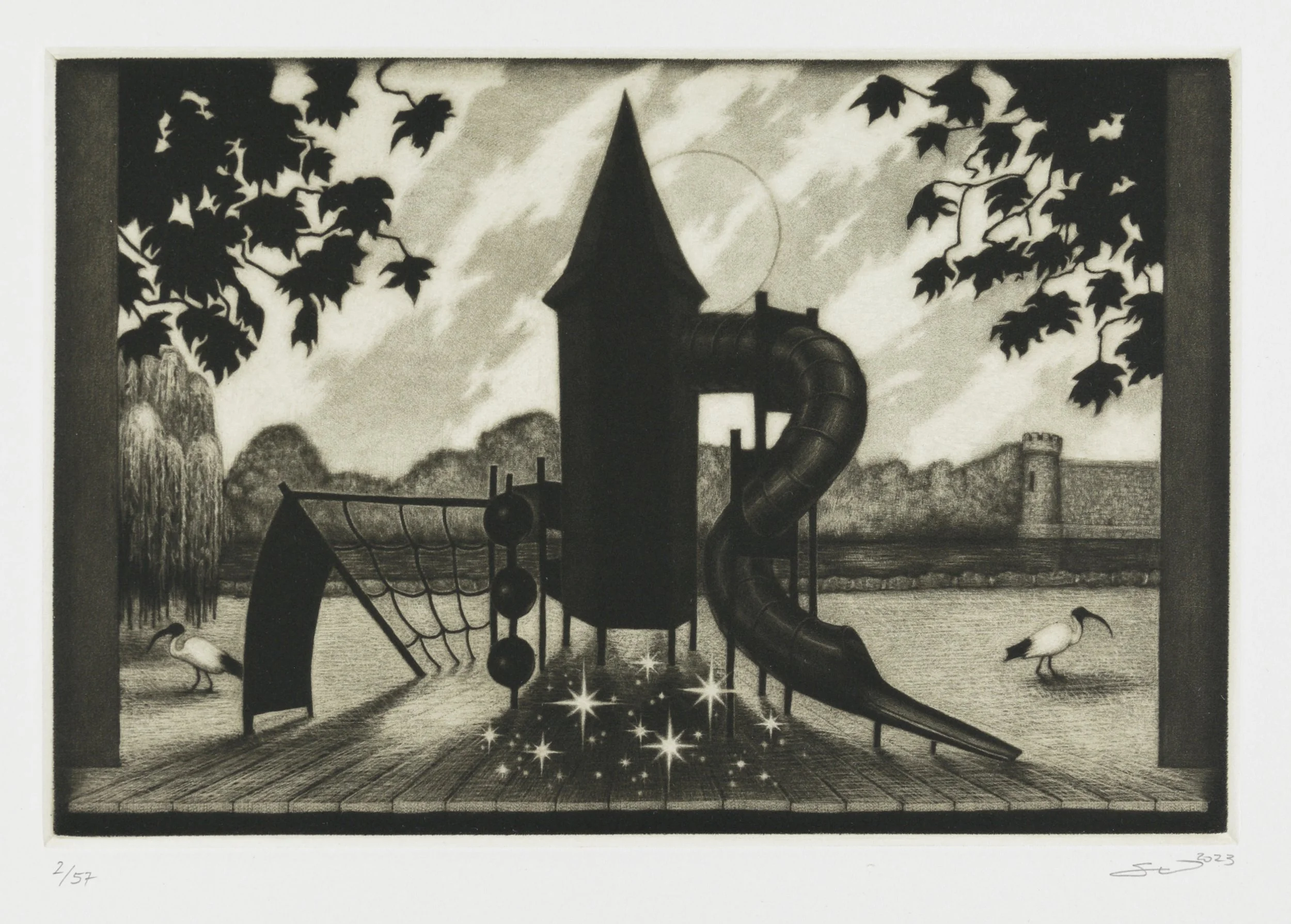 Greg Harrison Melbourne Mezzotint Artist