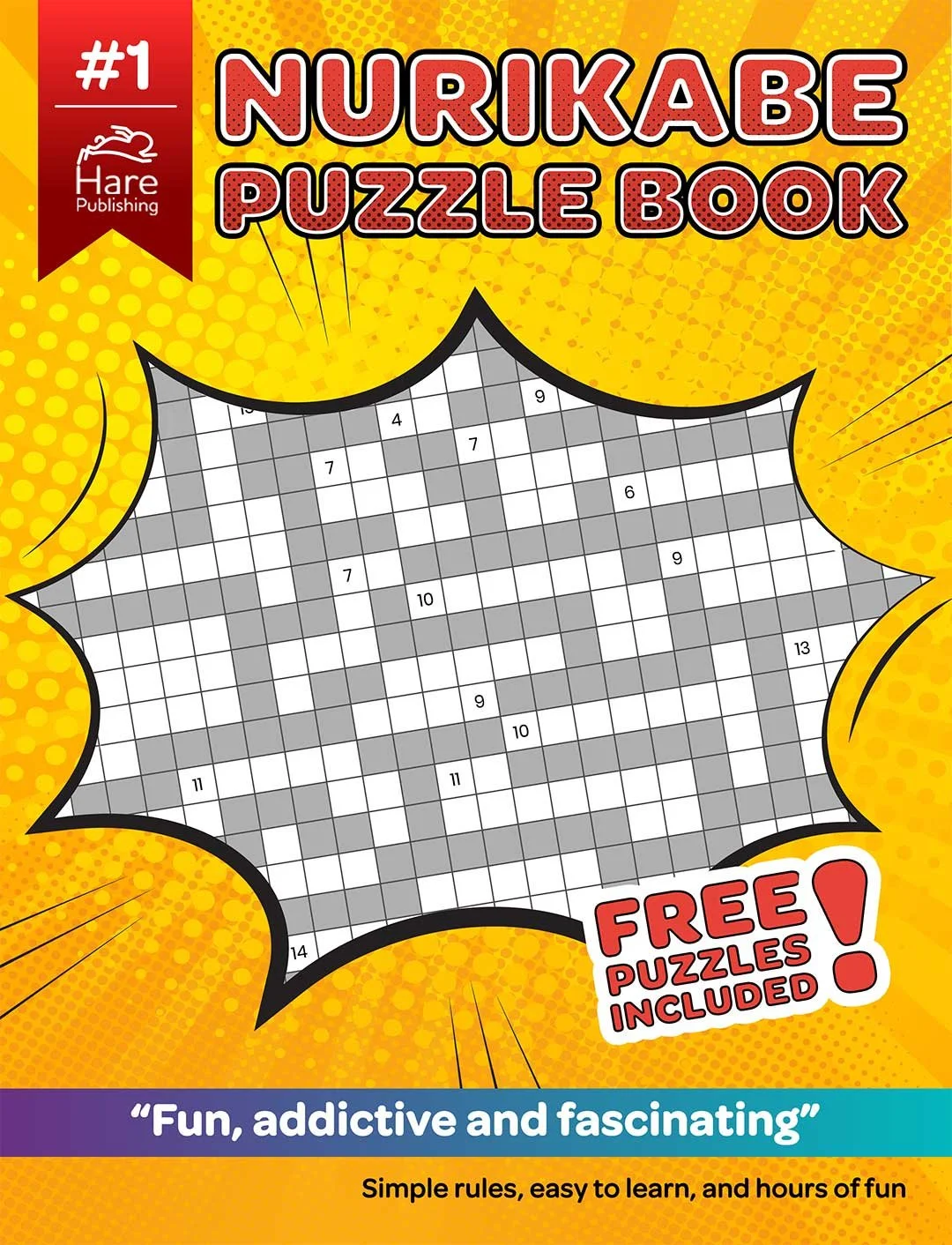 Nurikabe Puzzle Book Volume 1 — Hare Publishing
