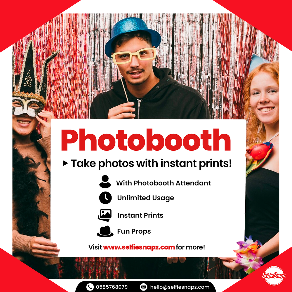 Dubai Photobooth Hire | Selfie Snapz Dubai — Selfie Snapz