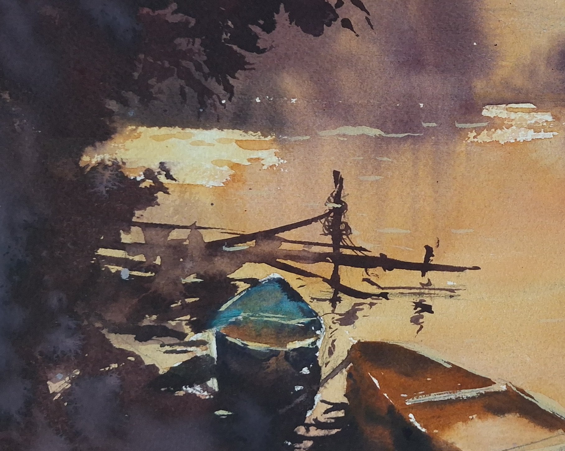 Original Atmospheric Loose Watercolour Paintings For Sale — Robert Mee ...