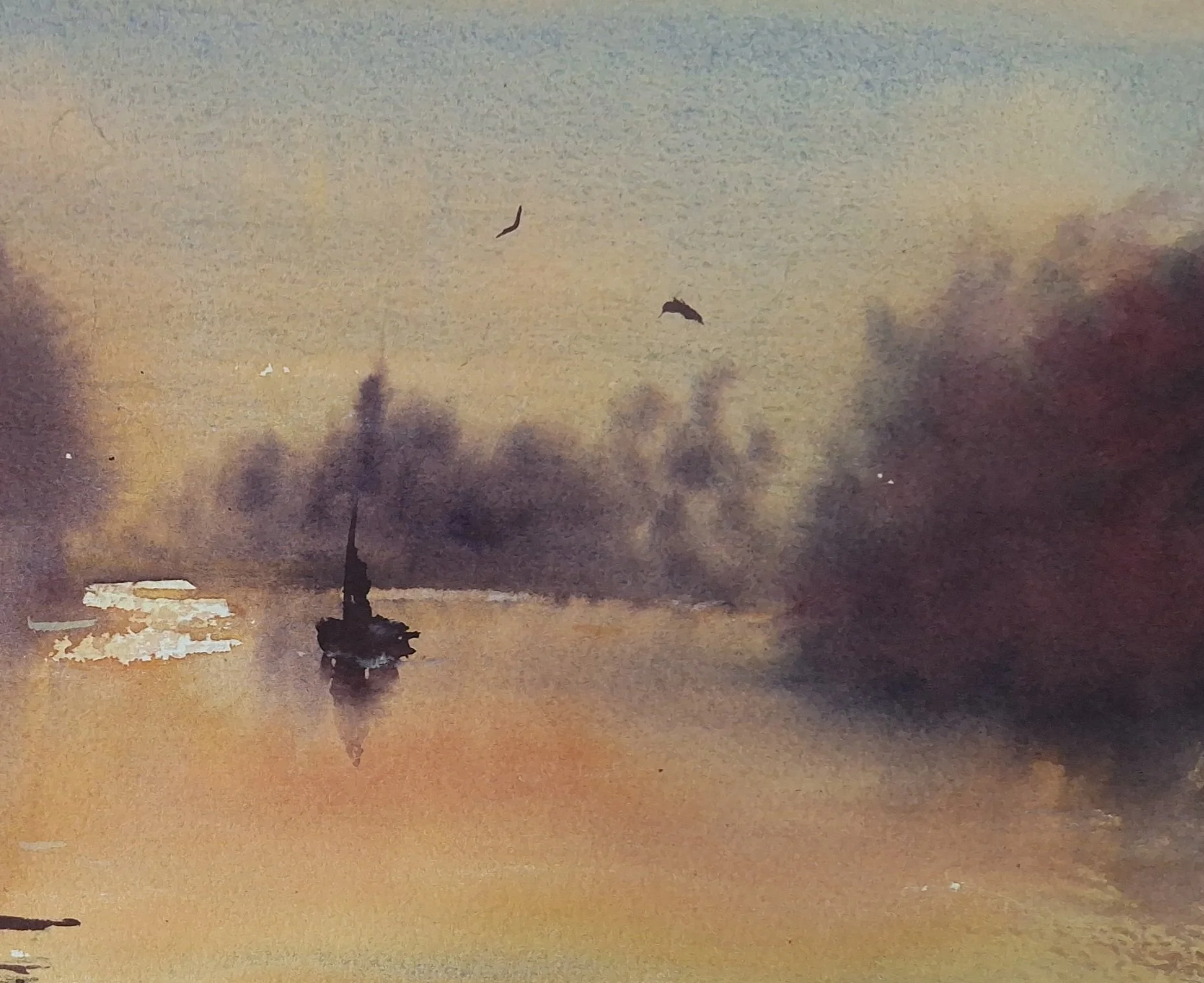 Original Atmospheric Loose Watercolour Paintings For Sale — Robert Mee ...