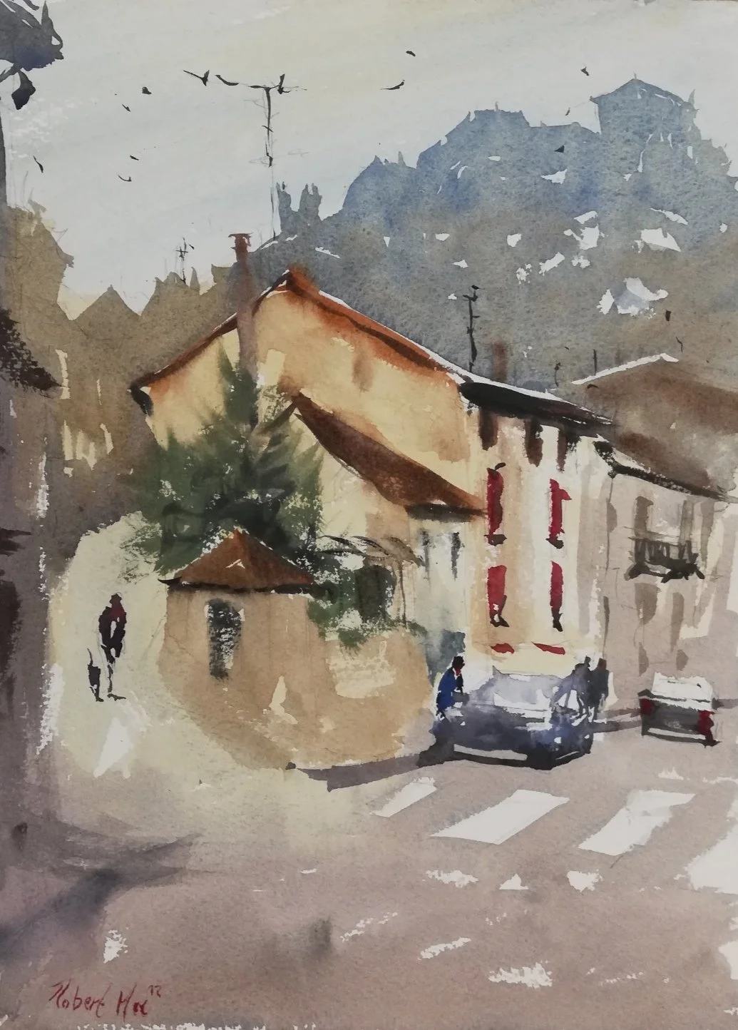 Original Atmospheric Loose Watercolour Paintings For Sale — Robert Mee ...