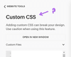 Where to add Custom CSS in Squarespace? 7.0 & 7.1 (2024)