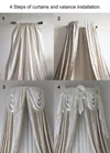 DIY canopy frame kit for rod pocket curtains. — JuliesDecor