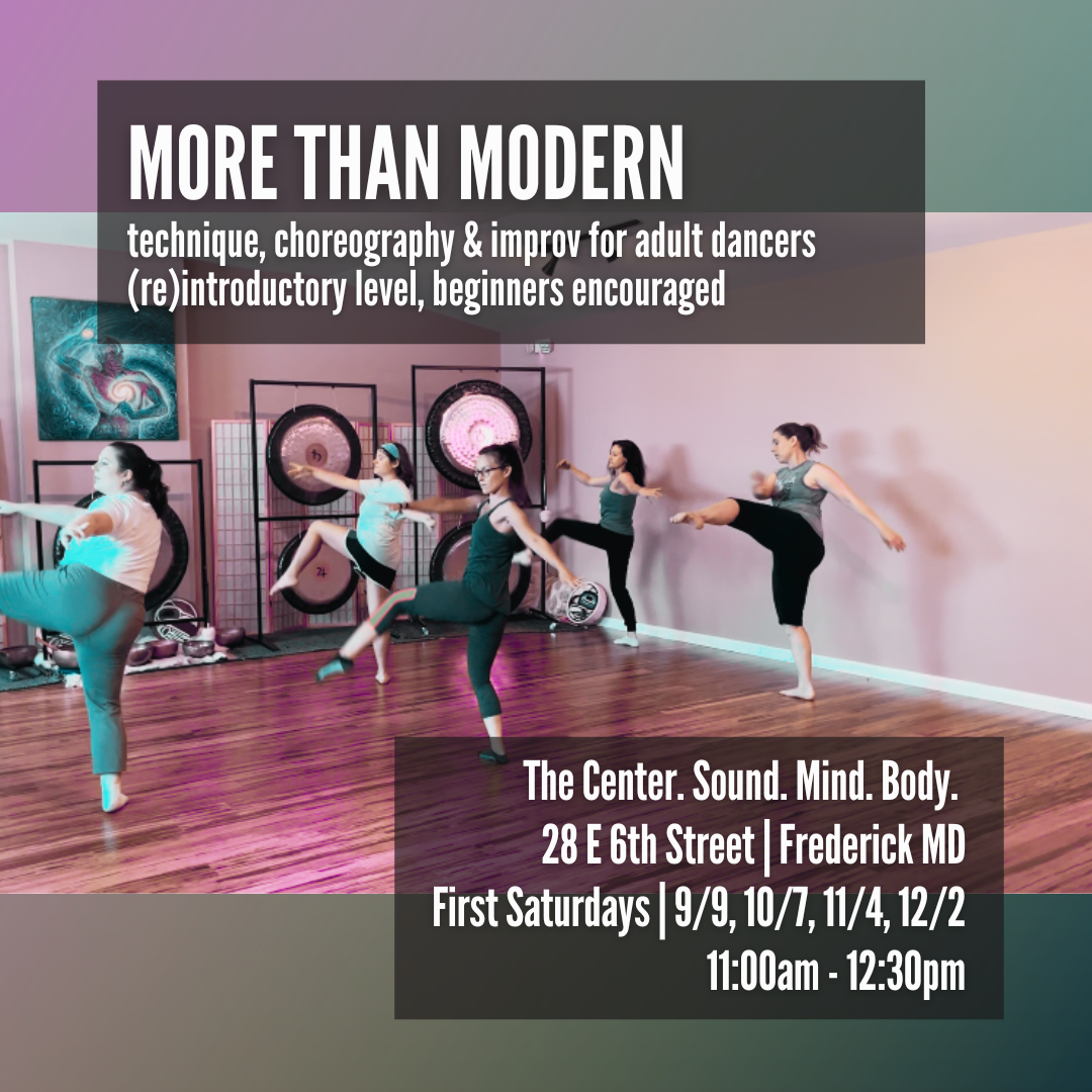 More than Modern - Adult Dance Series — Revolution Modern Dance