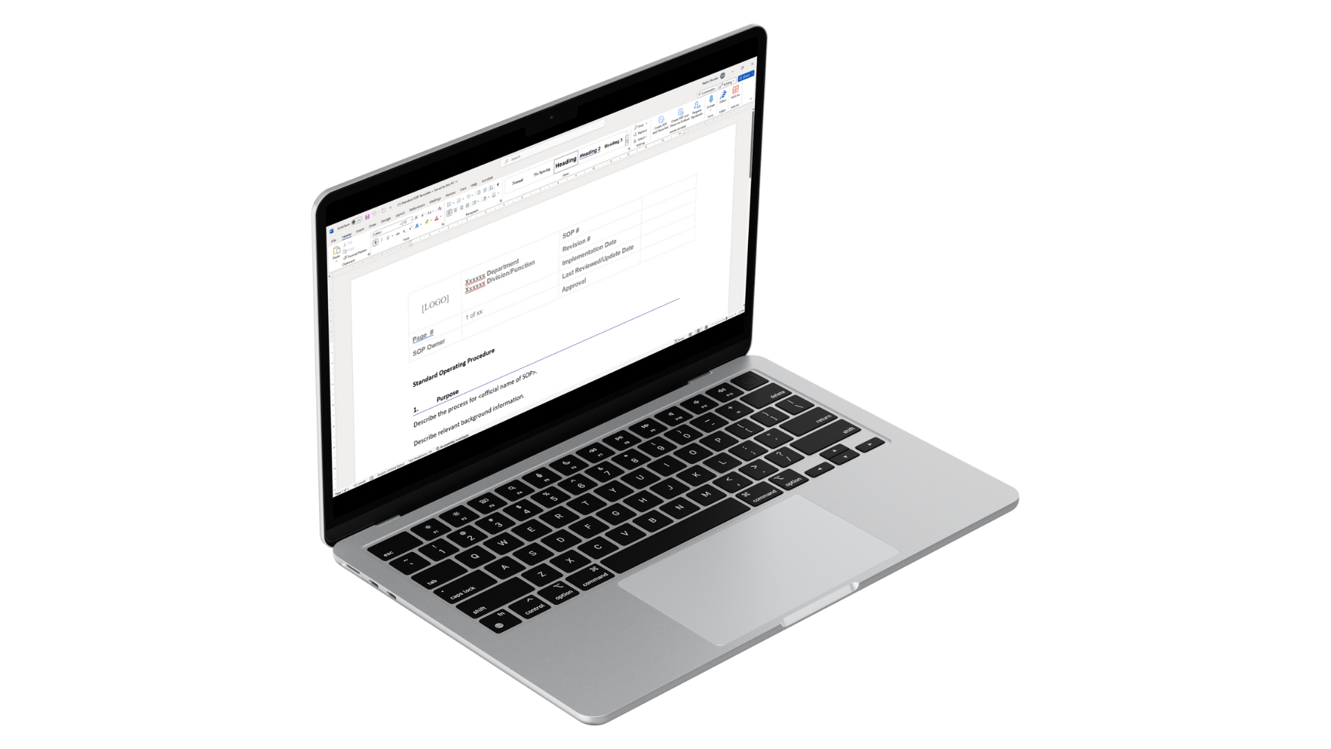 SOP Template — Roman's Creative Academy