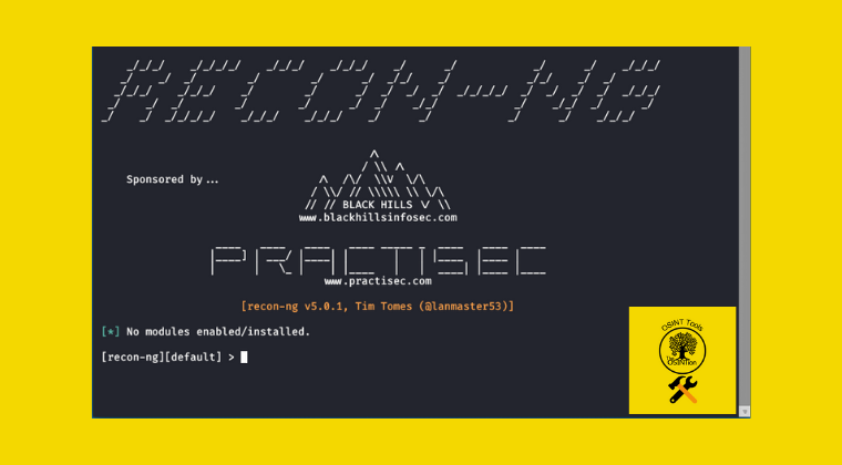 OSINT Using Recon-ng — The OSINTion