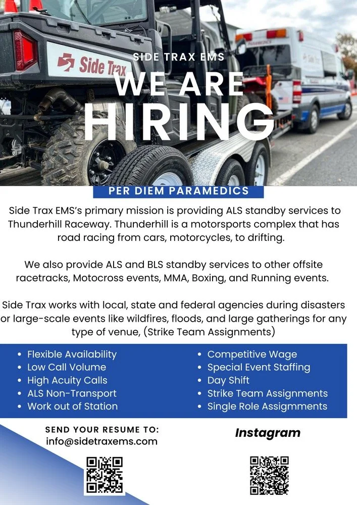 Jobs — Side Trax EMS