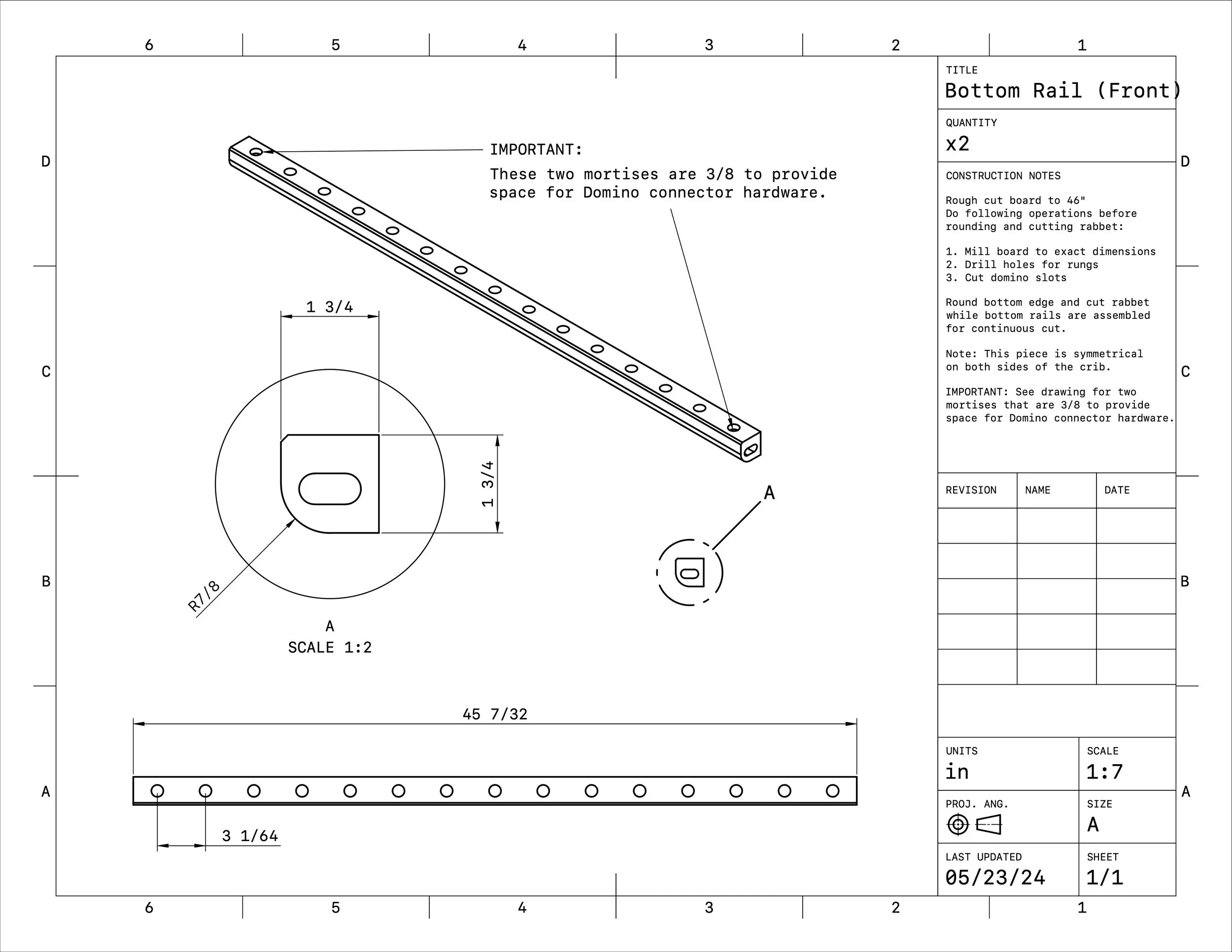 Hug Crib Plans — Starr Woodworks