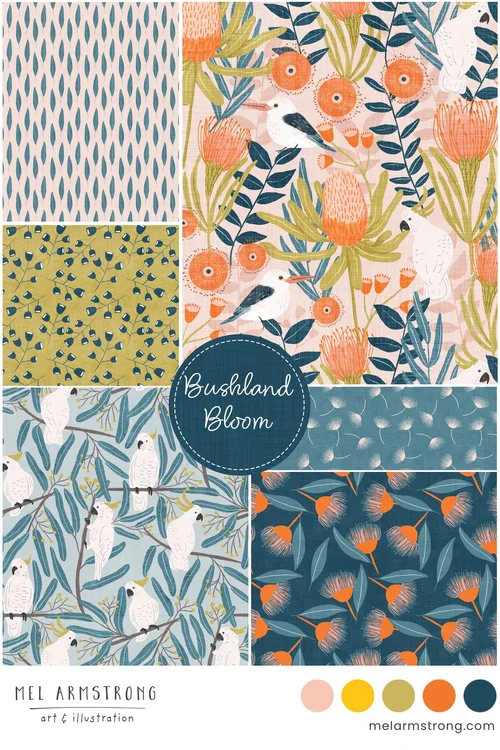 Bushland Bloom — Mel Armstrong - Art & Illustration