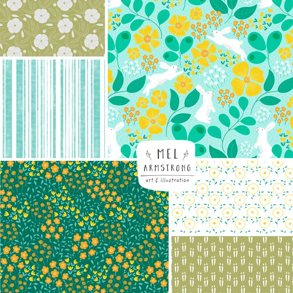 Spring Bunnies — Mel Armstrong - Art & Illustration