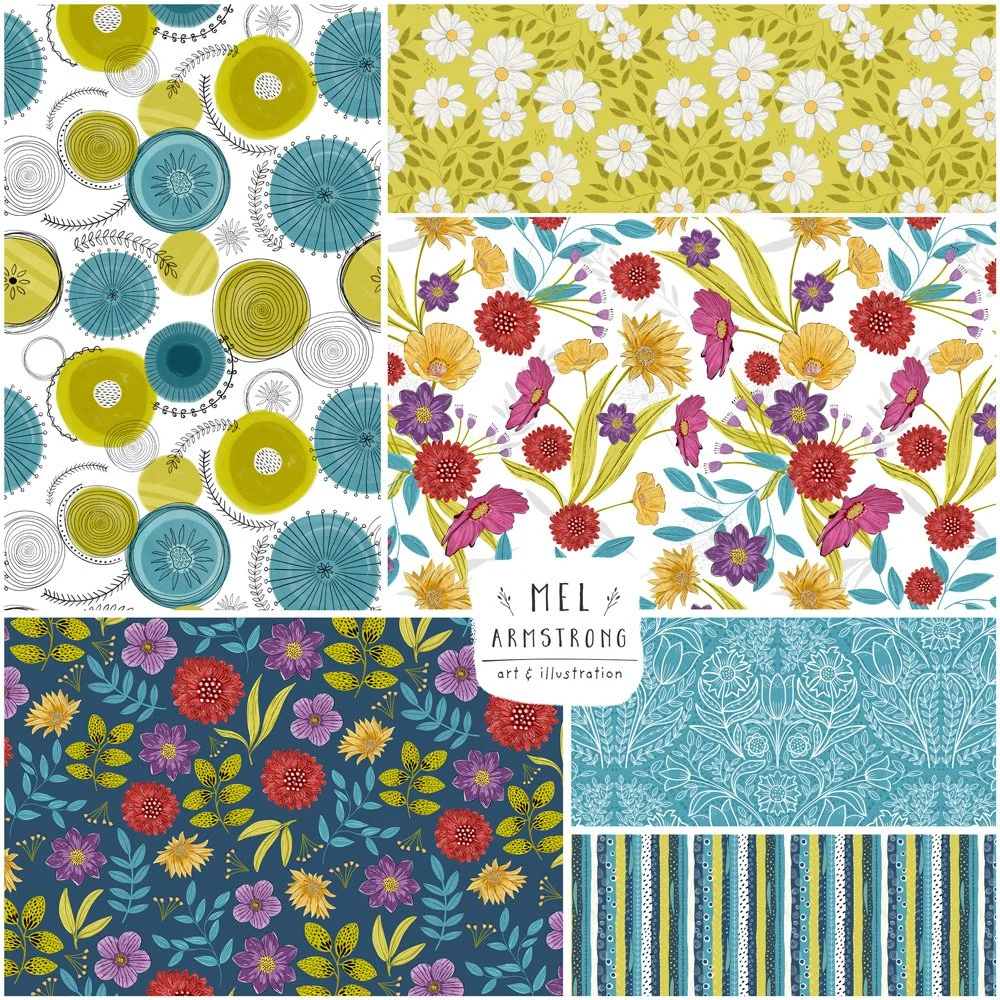 Vintage Florals — Mel Armstrong - Art & Illustration