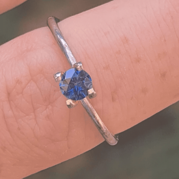 Concave Inverell Sapphire | 0.515ct — The Stone Alchemist