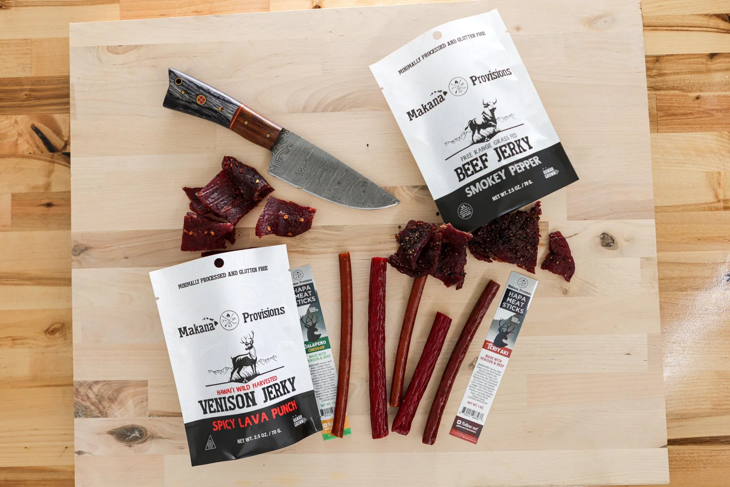Wild Hawaii Venison, Island beef, World's best Jerky