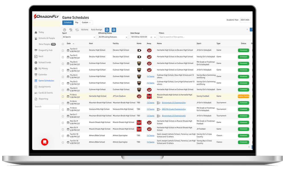 NFHS Center For Officials Services | DragonFly Athletics