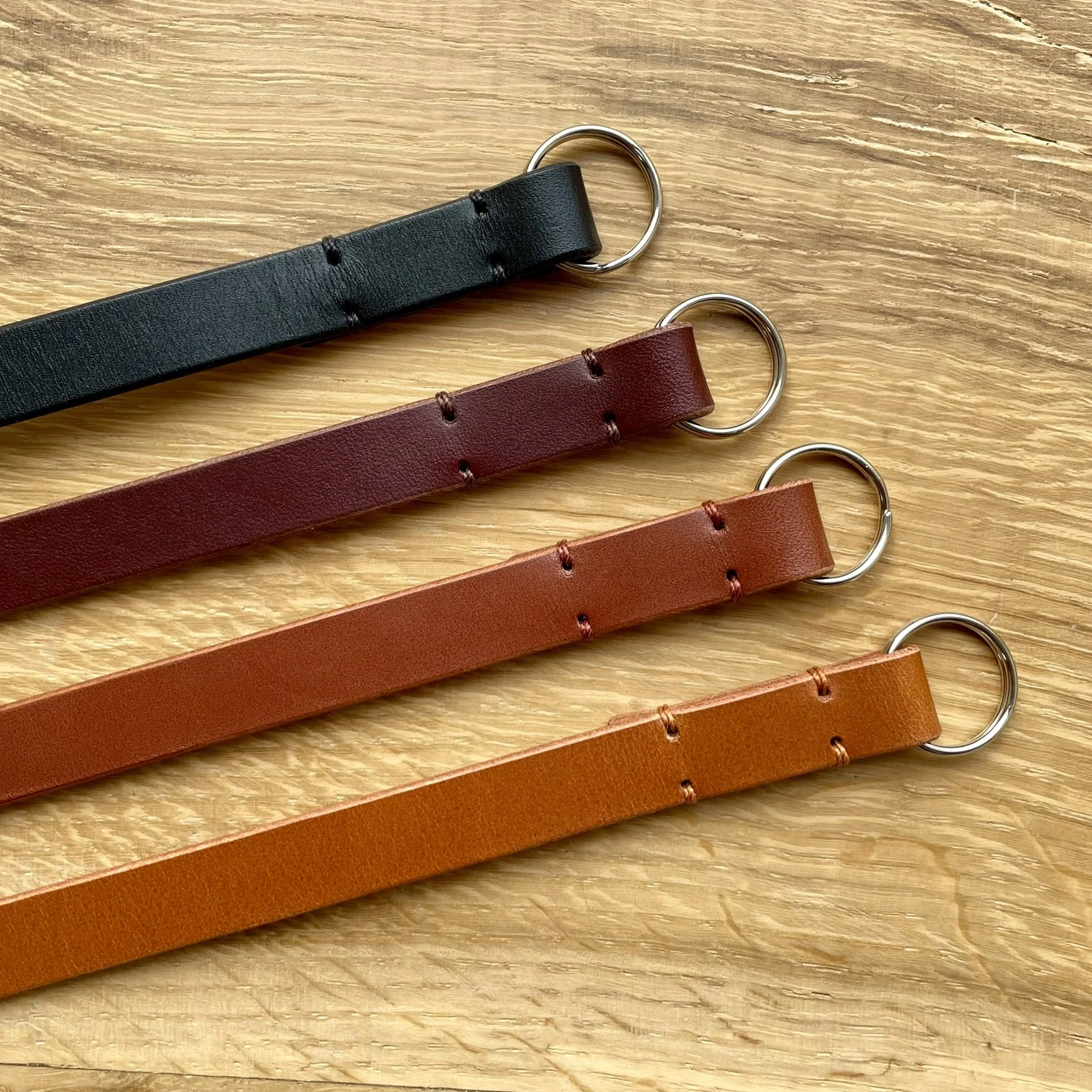 Stitched Leather Camera Straps