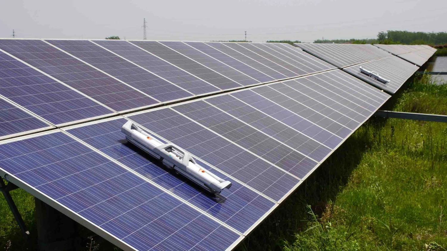 The Future of Clean Energy: Solar Panels Cleaning Robotics.