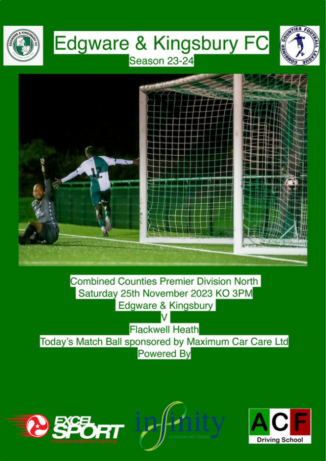 Programmes — Edgware & Kingsbury FC